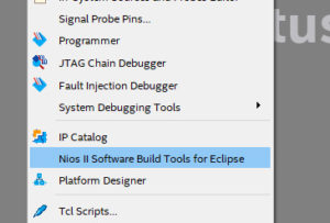 Nios II Software Build Tools for Eclipseが起動しない | FPGAと論理設計