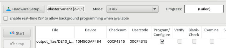 LinuxのUSB-Blasterエラー | FPGAと論理設計