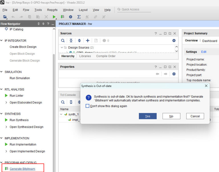 Basys 3の動作確認 | FPGAと論理設計